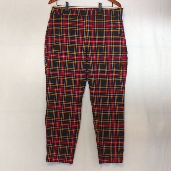 Time and Tru | Pants & Jumpsuits | Time Tru Red Black Plaid Punk ...